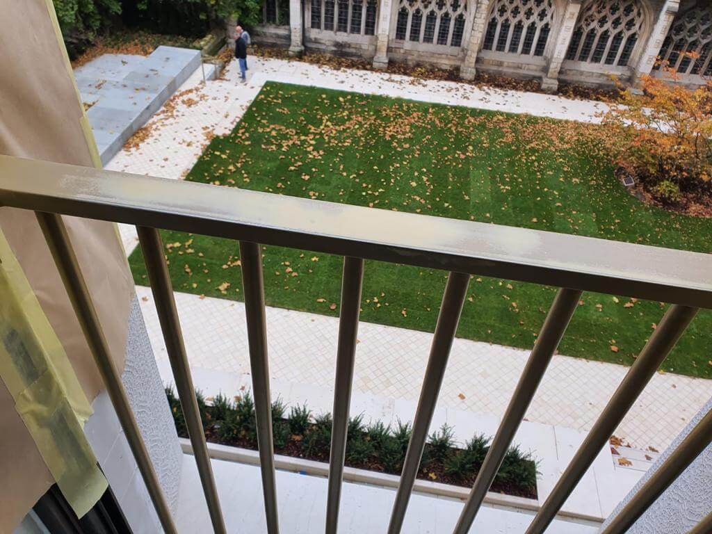 Barts Square- Curtain Wall System Repair and Respray