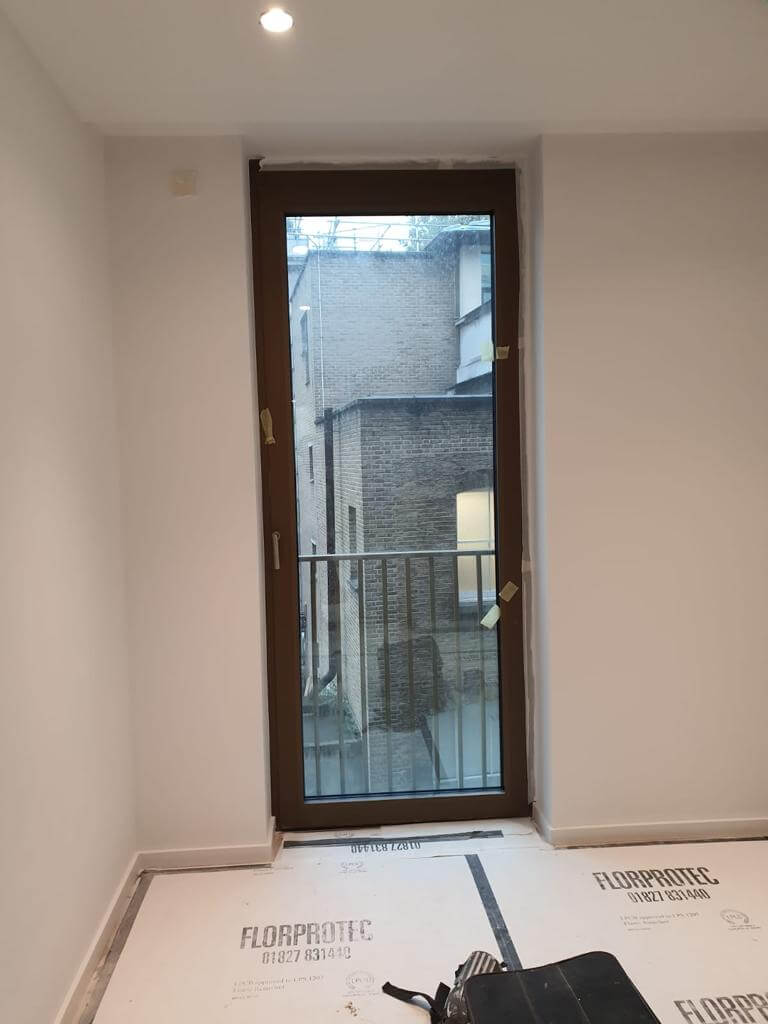 Barts Square- Curtain Wall System Repair and Respray