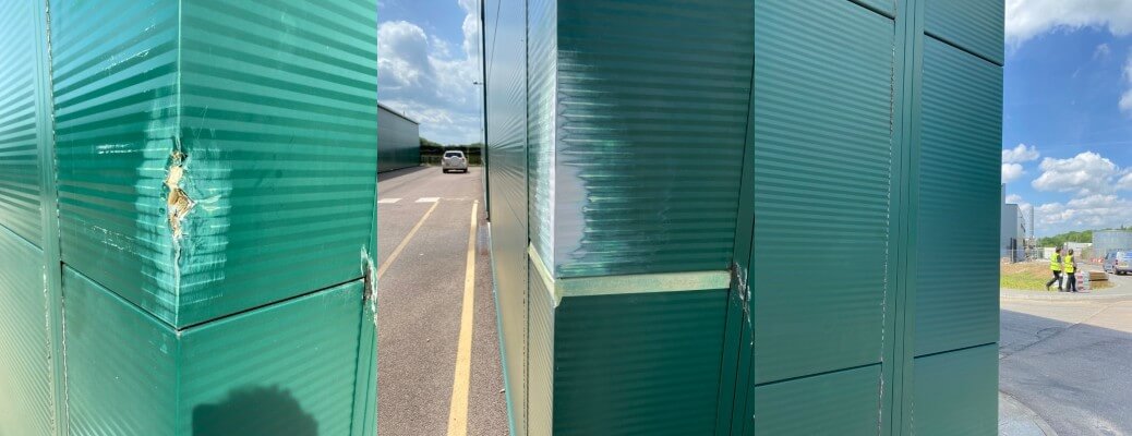 Repairing A Low-Level Corner Micro Rib Panel - Just Spray Network