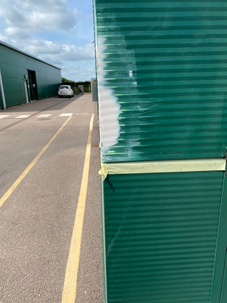 Repairing A Low-Level Corner Micro Rib Panel - Just Spray Network