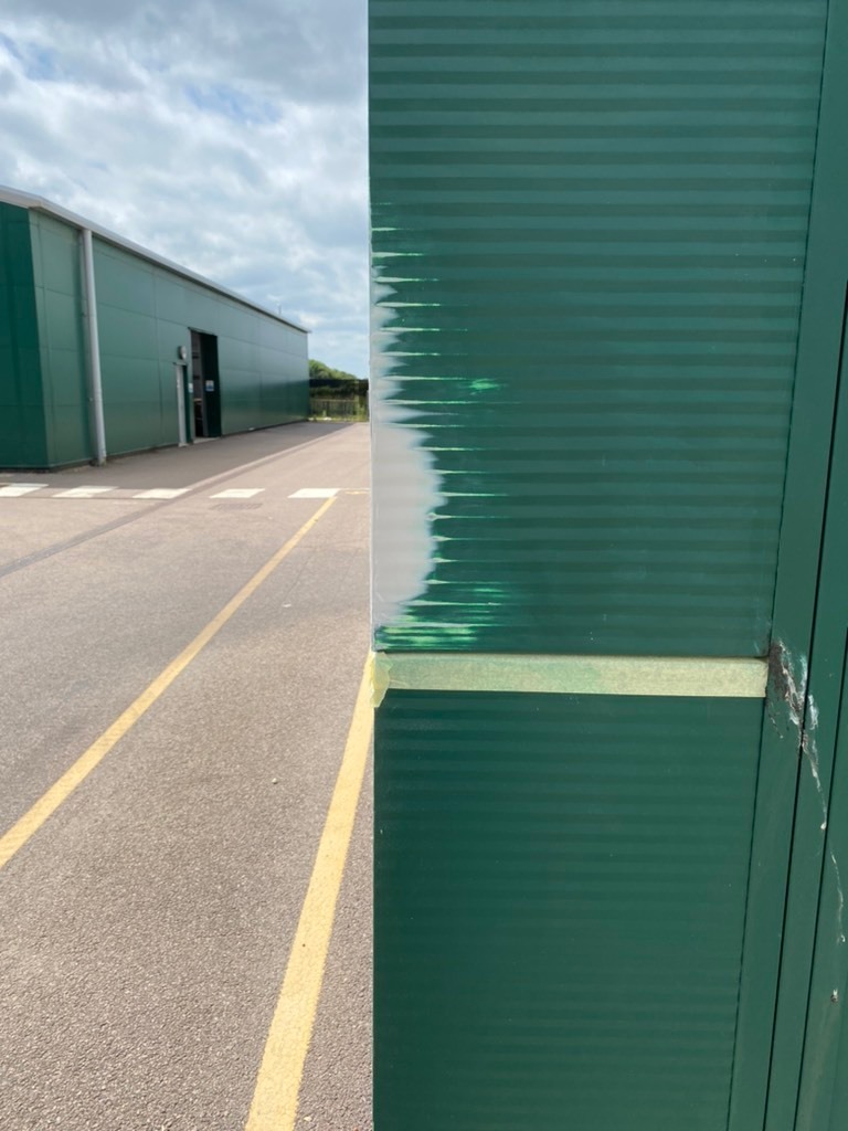 Repairing A Low-Level Corner Micro Rib Panel - Just Spray Network