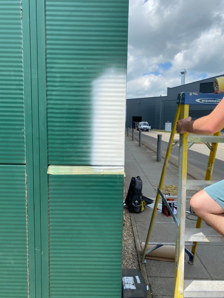 Repairing A Low-Level Corner Micro Rib Panel - Just Spray Network