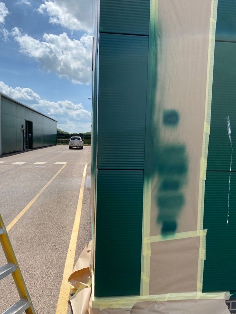 Repairing A Low-Level Corner Micro Rib Panel - Just Spray Network