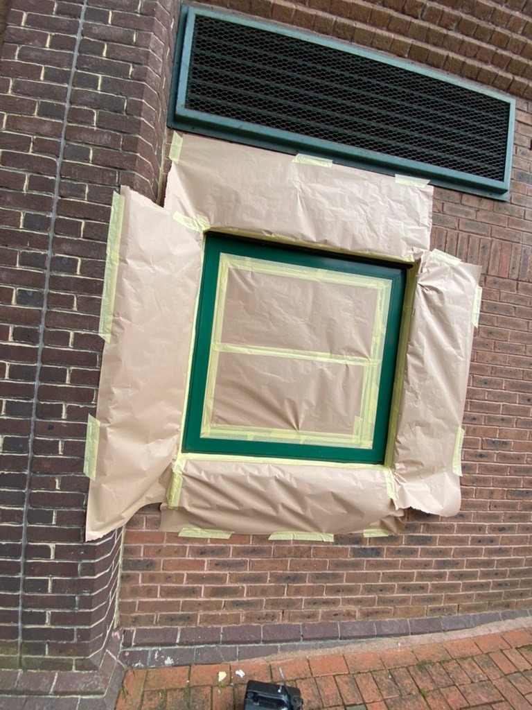 Wedding Venue Curtain Walling Respray - Just Spray Network