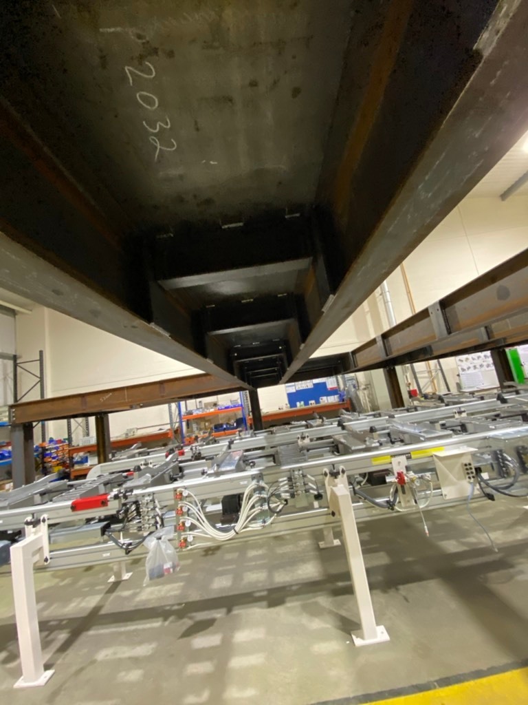 Spraying Warehouse Structural Steelwork - Just Spray Network