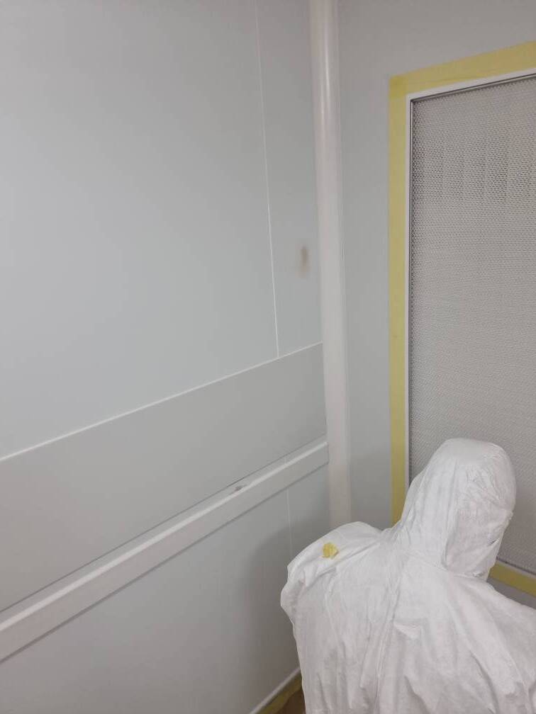 Spraying Internal Hygiene Panels For Pepceuticals - Just Spray Network
