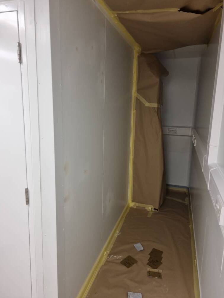 Spraying Internal Hygiene Panels For Pepceuticals - Just Spray Network